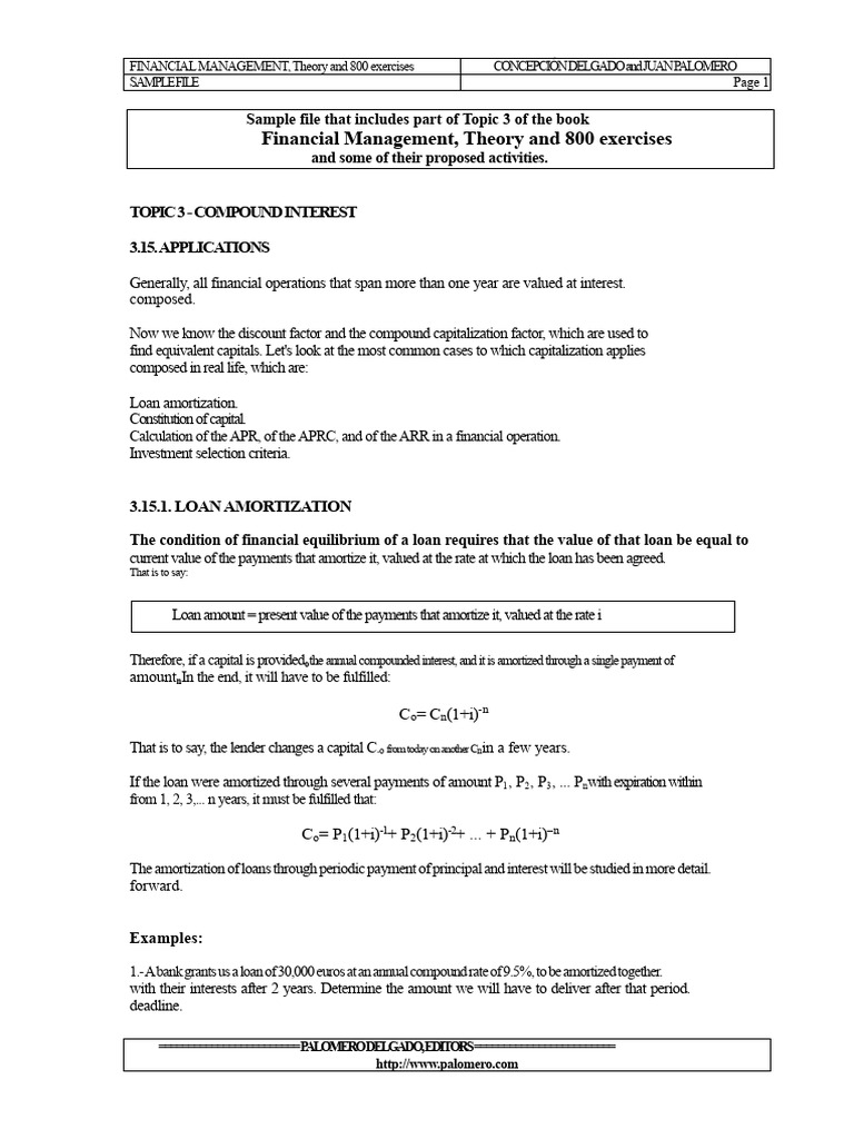 FINANCIAL MANAGEMENT Mathematics | PDF | Internal Rate Of Return | Net ...