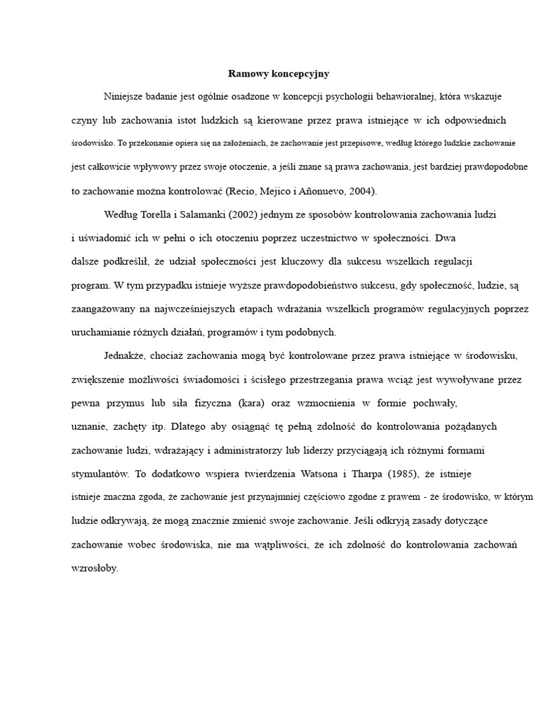 Ramowy Koncept | PDF