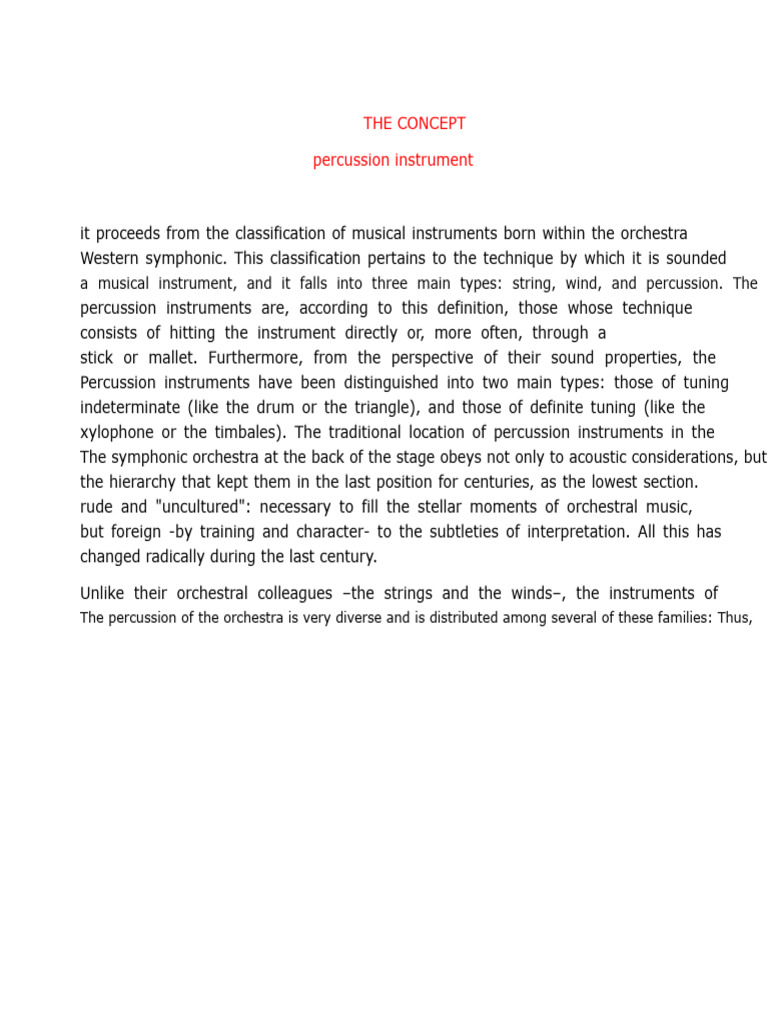 Understanding Percussion Instruments | PDF | Rhythm | Drum Kit