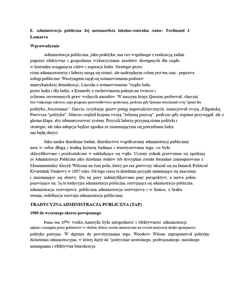 Lekcja 5 Administracja publiczna – jej lokalno-fokalna metamorfoza.pdf | PDF