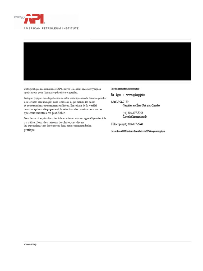 Pratiques des câbles en acier pétroliers | PDF | Acier | Biens manufacturés