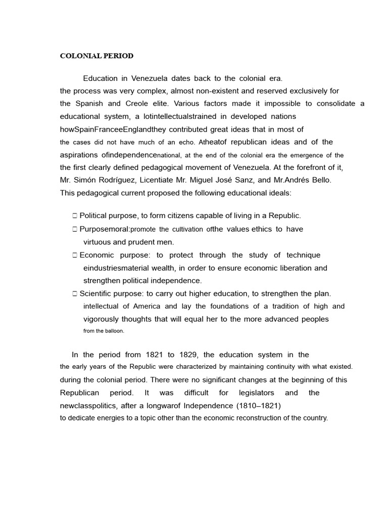 Elements That Define Education | PDF | Venezuela | University