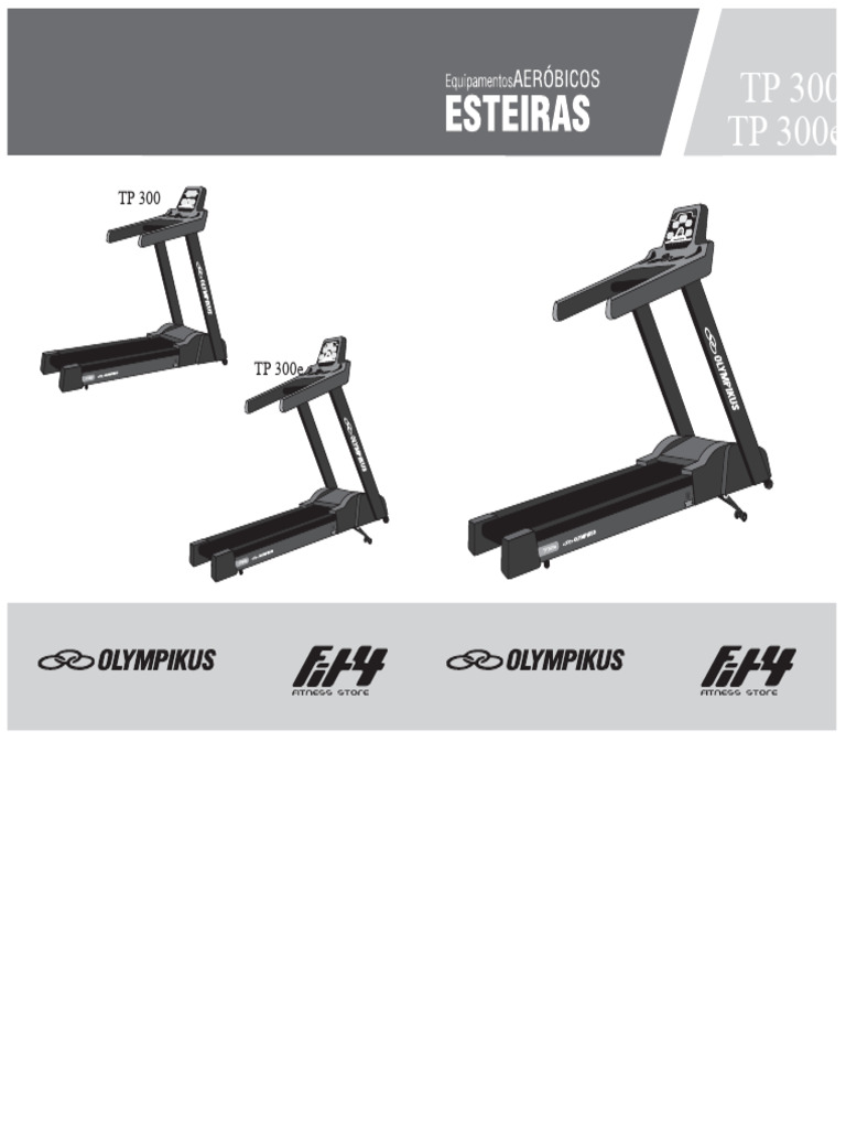 Manual de Instrucciones Cinta TP 300/300e | PDF | Tornillo | Rueda de andar