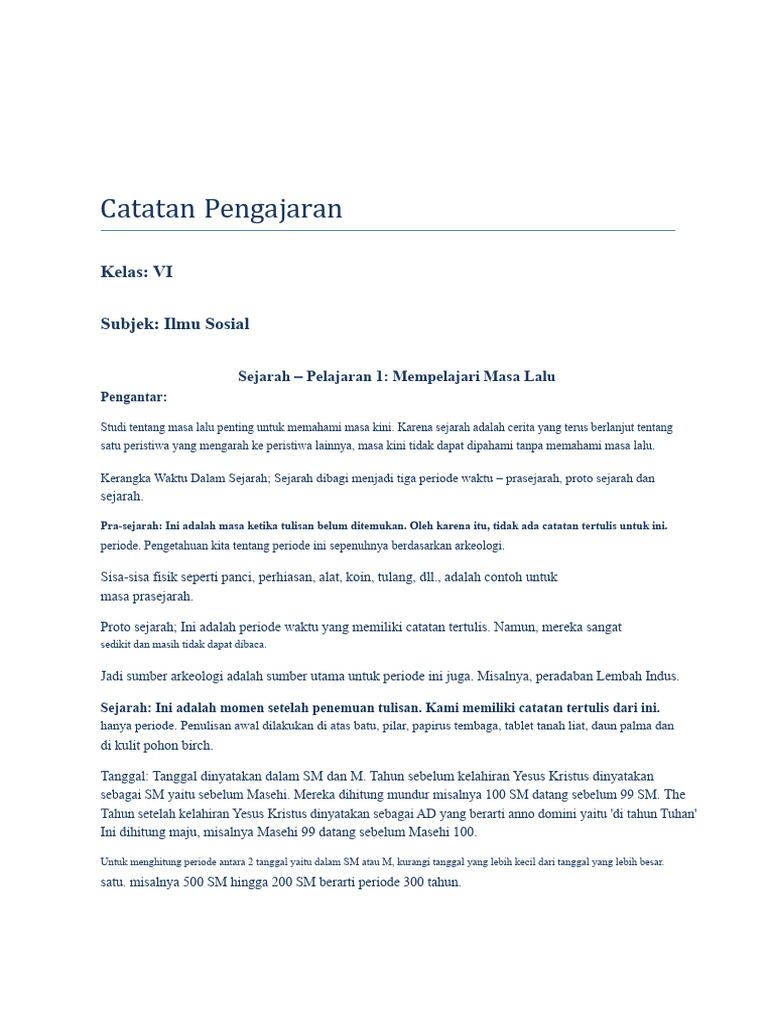 Sejarah: Memahami Masa Lalu dan Sumbernya | PDF