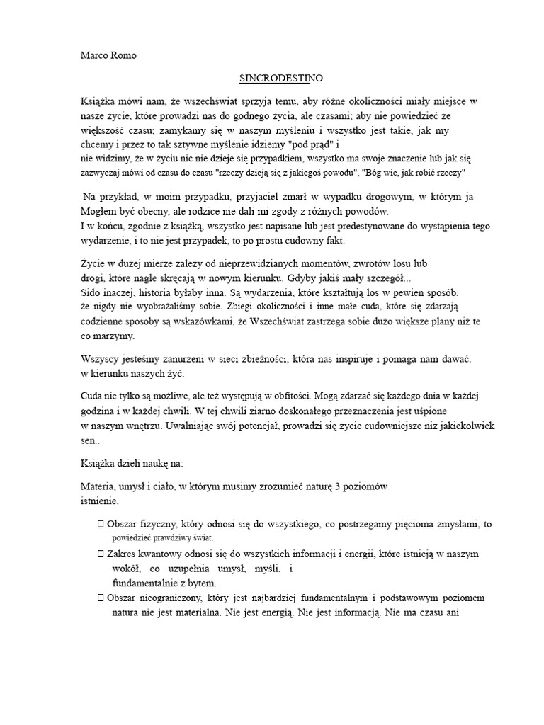 Synchronized Destiny | PDF