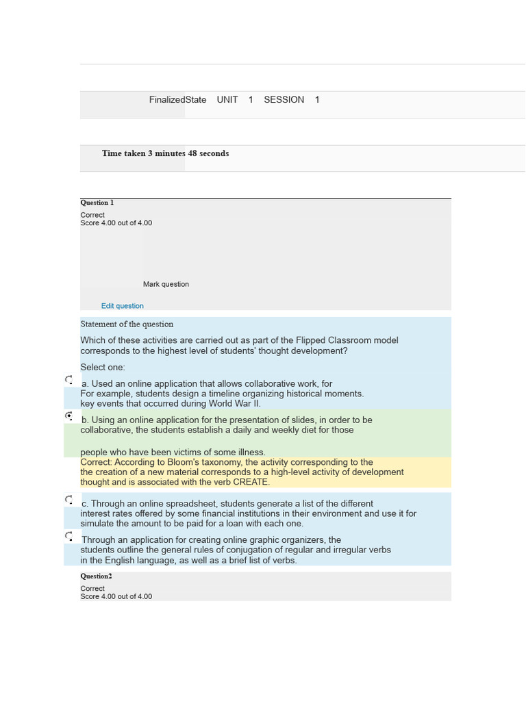 Unit 1 Session 1 - Flipped Classroom | PDF | Teachers | Communication