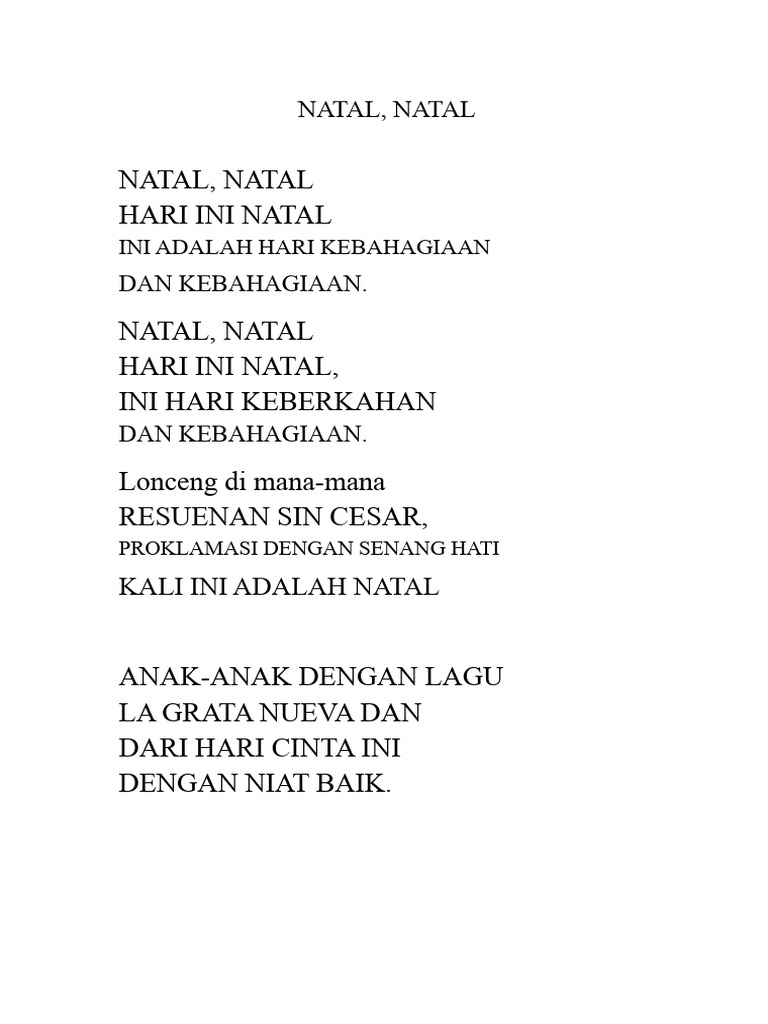 Puisi Natal dan Kelahiran Yesus | PDF