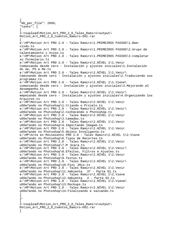 Motion Art PRO 2 0 Cuentos Ramiro | PDF