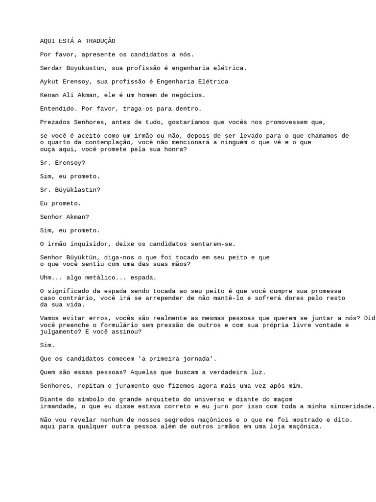 Rituais Maçônicos e Candidatos | PDF | Loja Maçônica | Maçonaria