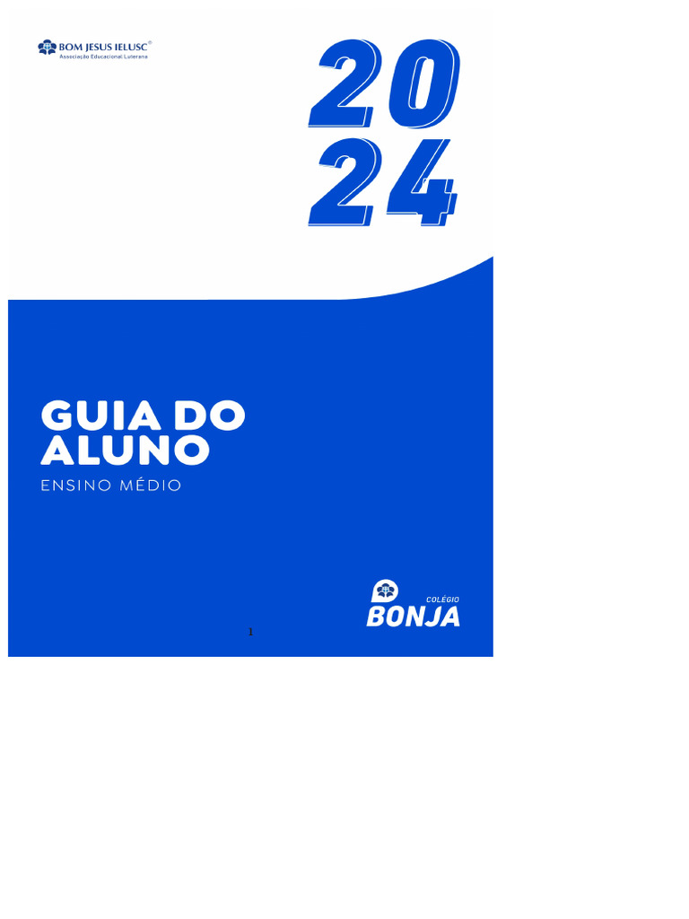 Przewodnik Ucznia BONJA 2024 - Liceum | PDF
