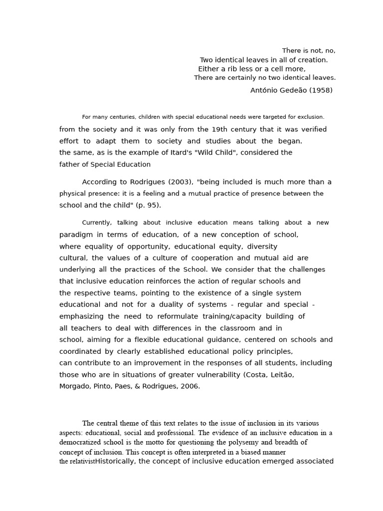 Text 2 Diversity and Inclusion | PDF | Inclusion (Education) | Social Exclusion