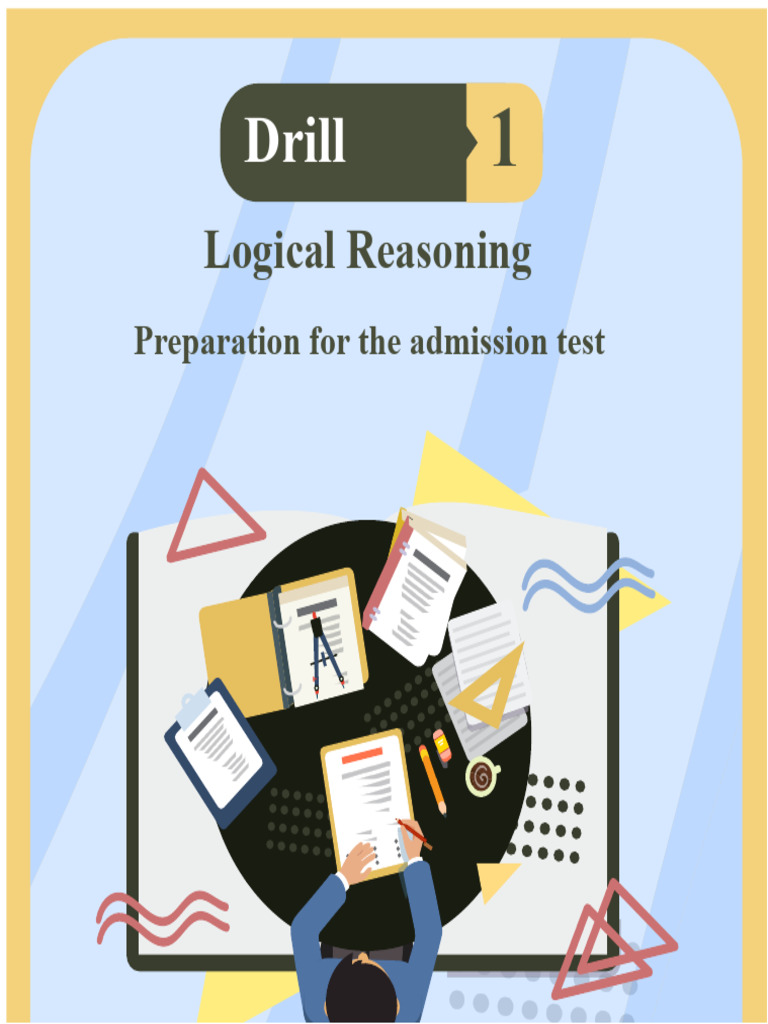 Logical Reasoning Admission Test Drill | PDF | Area | Rectangle