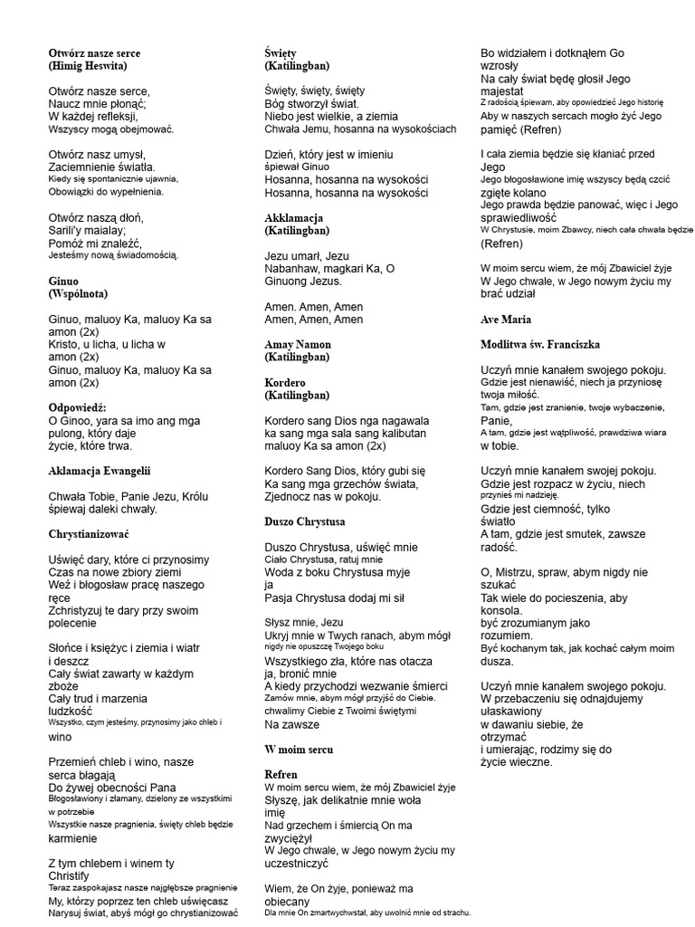 Otwórz Nasze Serce | PDF