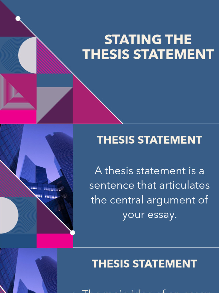 Crafting Effective Thesis Statements | PDF | Cost Of Living | Essays