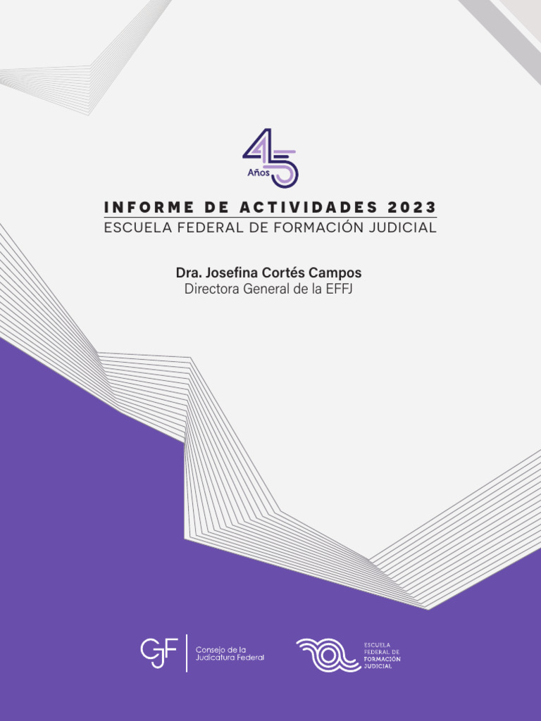 Informes Actividades 2023 | PDF | México | Judicaturas