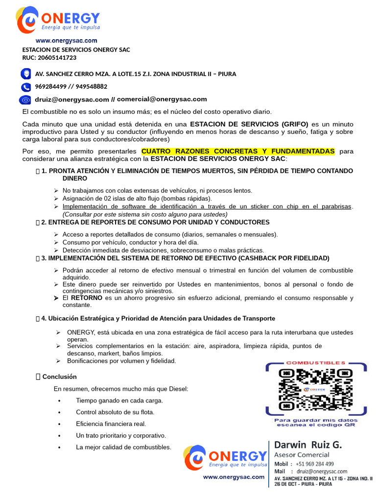 Propuesta Combis - Abreviada | PDF