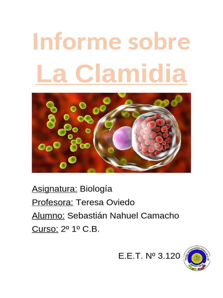 Informe Sobre La Clamidia | PDF | Infección transmitida sexualmente ...
