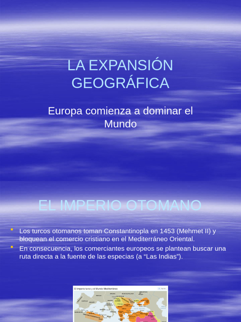 La Expansión Geográfica | PDF | Colonización española de las Américas ...