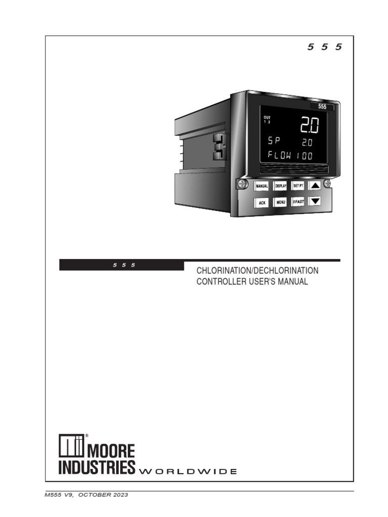 555 Installation Manual Moore Industries | PDF | Parameter (Computer Programming) | Power Supply