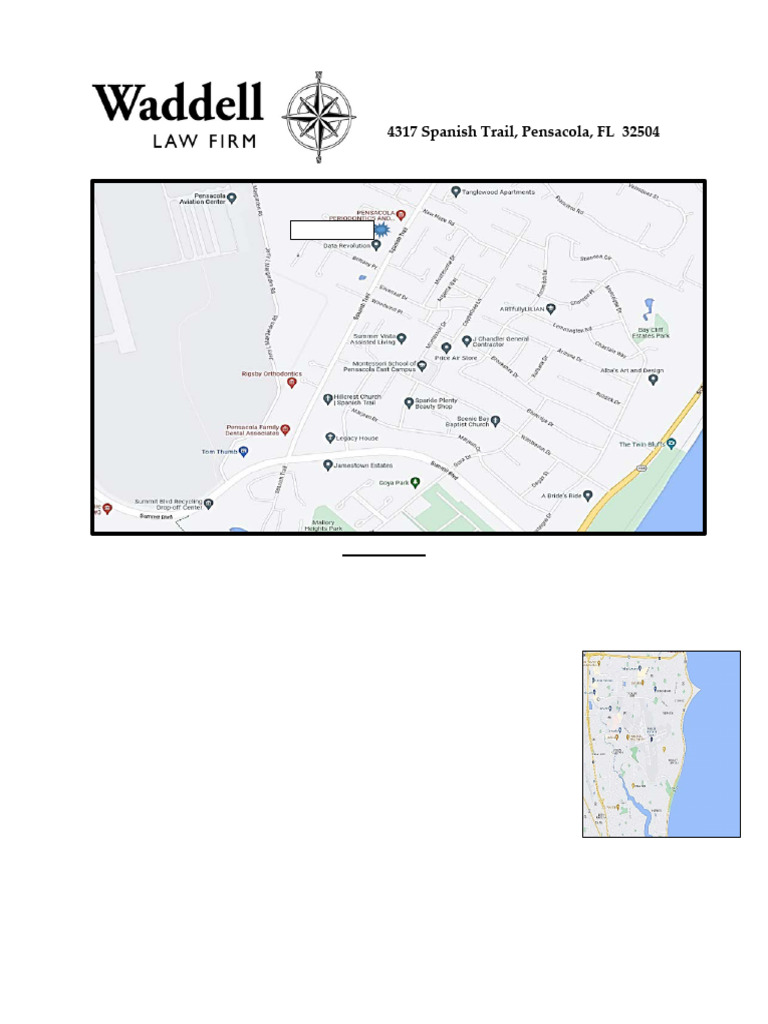 Directions to 4317 Spanish Trail | PDF