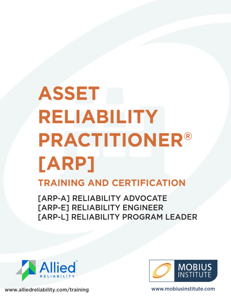 Mobius Institute ARP Brochure Allied | PDF | Reliability Engineering ...