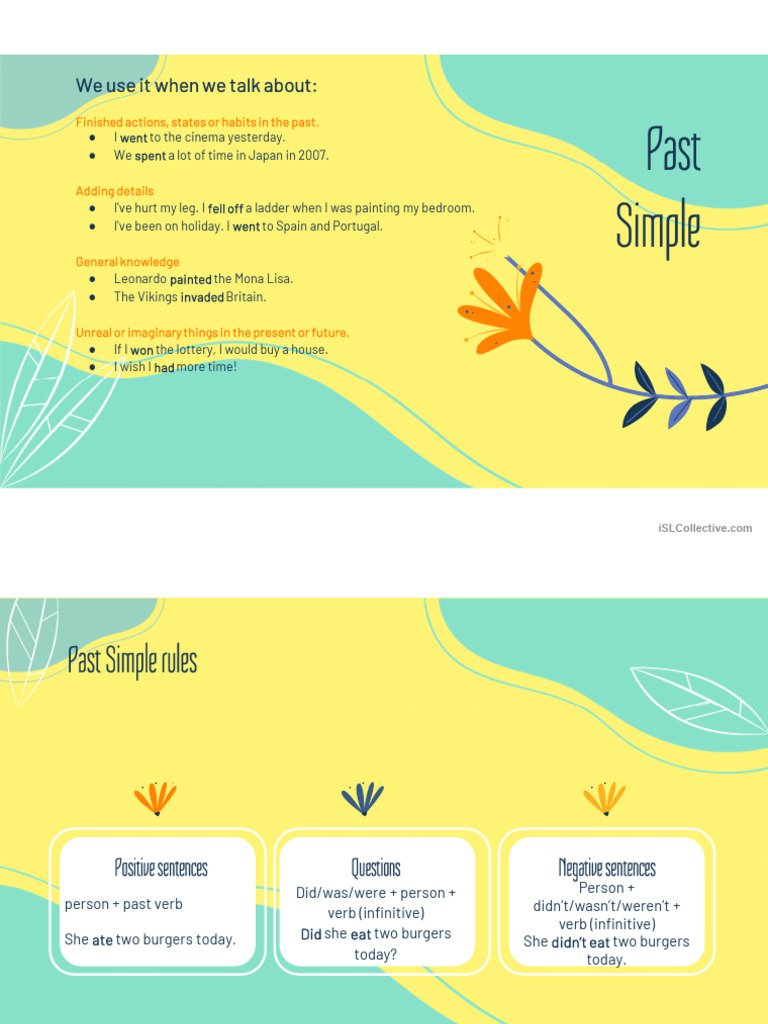 Past Simple | PDF