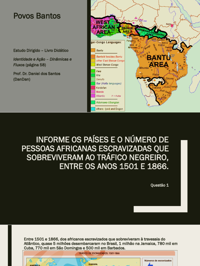 Povos Bantos e sua Influência no Brasil | PDF | Brasil | África