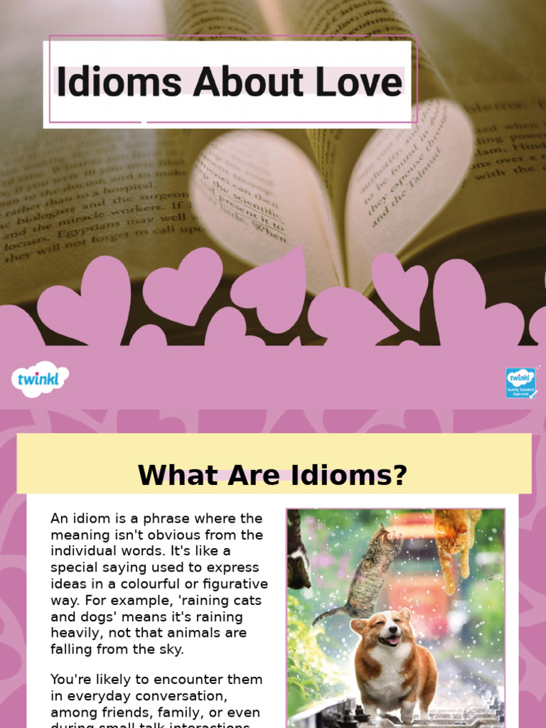 T 1725298680 Esl Idioms All About Love Quiz Adults b1 b2 Ver 2 | PDF