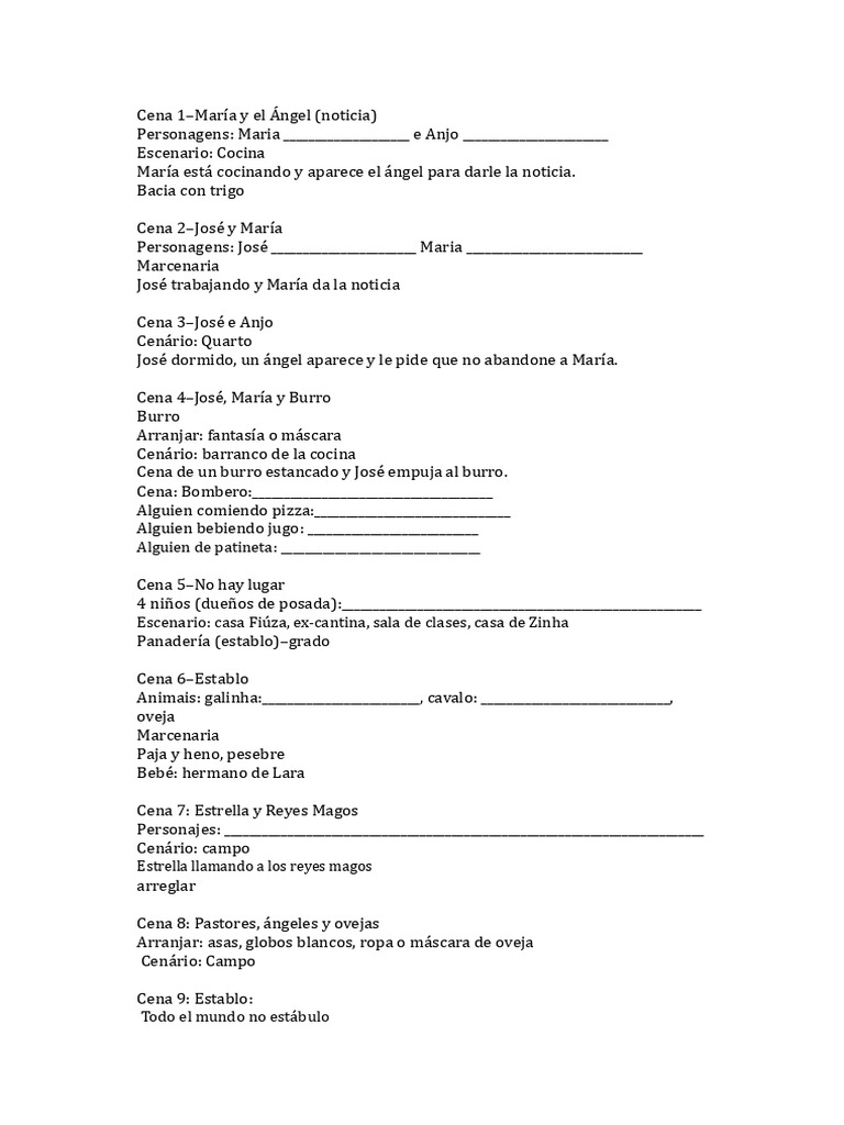 Escena 1 - María y El Ángel | PDF | María, madre de Jesús
