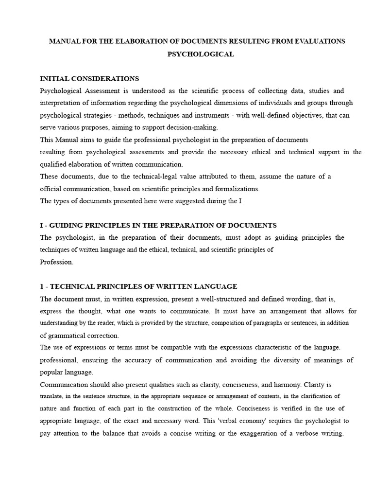 Models of Psychological Reports Guide | PDF | Psychology | Anxiety