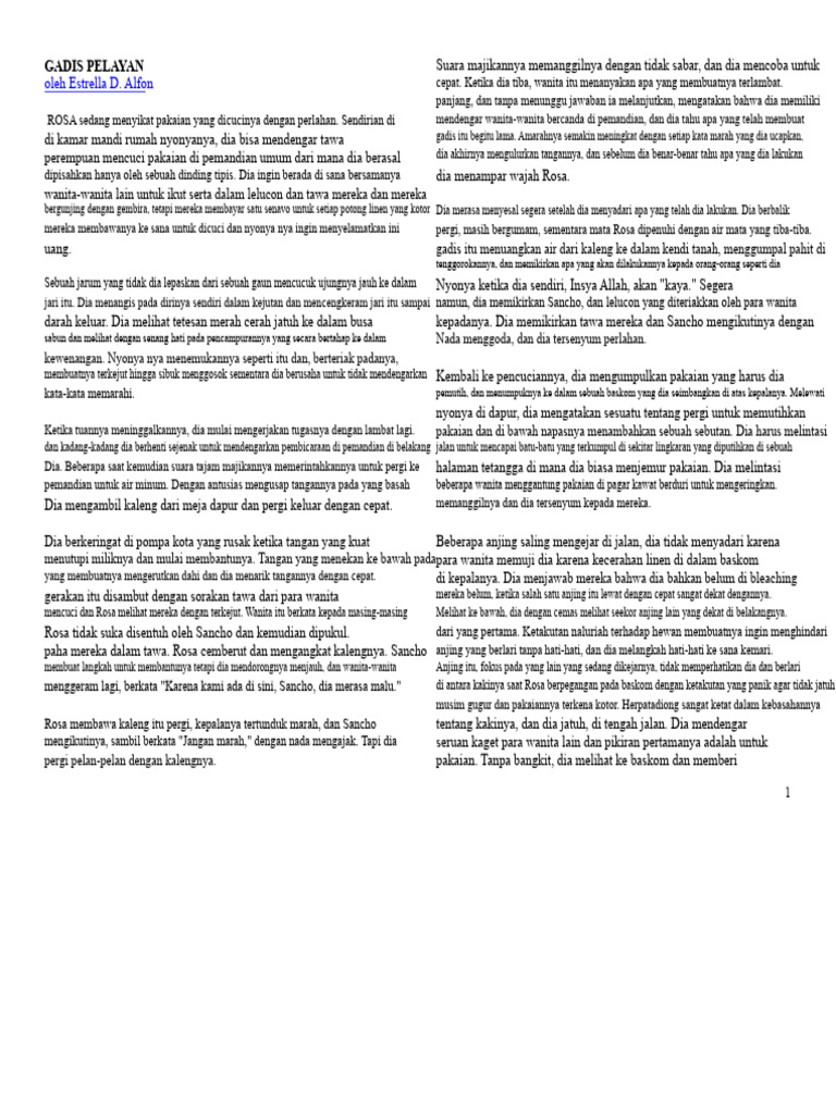 Konflik Emosional Seorang Pelayan Muda | PDF