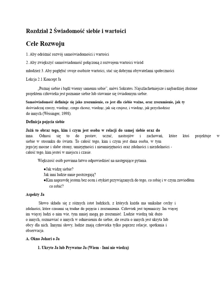NSTP LTS Rozdział 2 | PDF