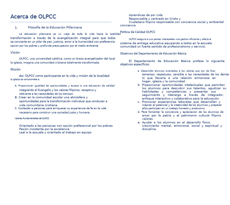 Acerca de Olpcc | PDF | Educación primaria
