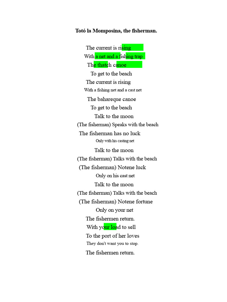 The Fisherman | PDF