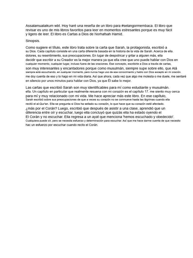 Cartas A Dios | PDF