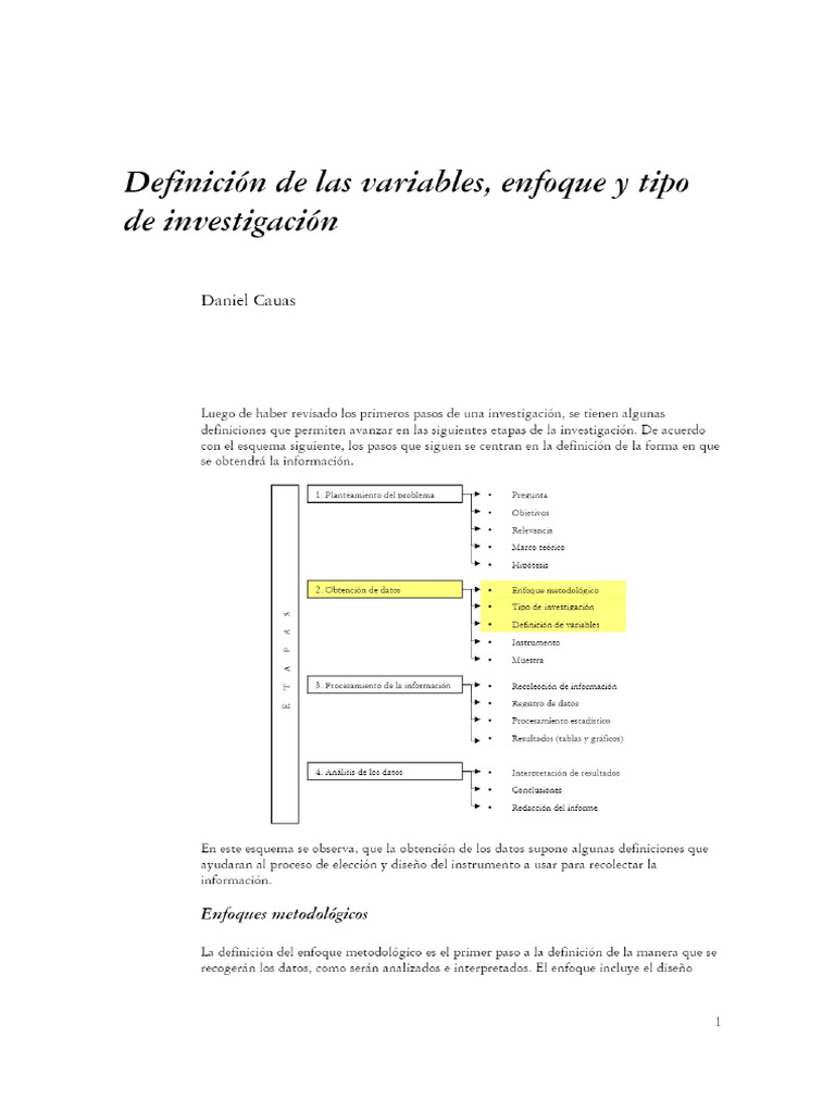 Variabel, Pendekatan, Dan Jenis Penelitian - Variabel - Daniel - Cauas | PDF