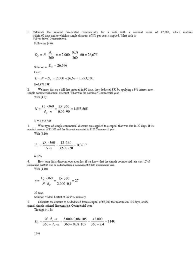 Solutions Review - Optional Discount - Financial Management | PDF ...