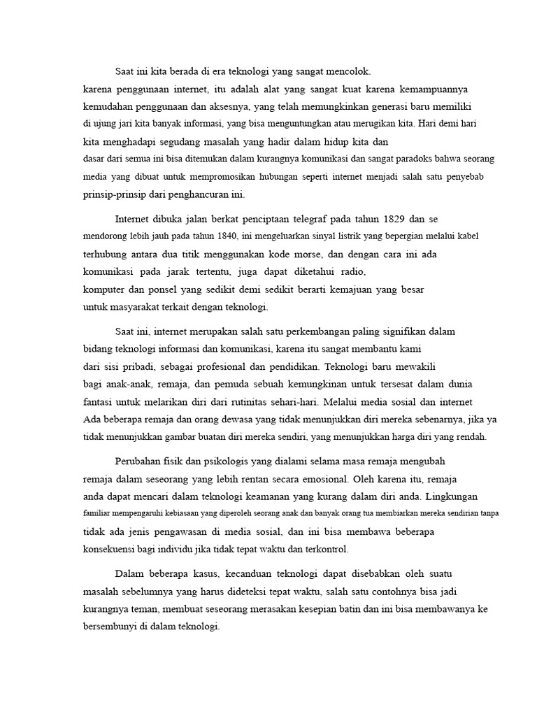 Risiko Internet bagi Remaja dan Solusinya | PDF