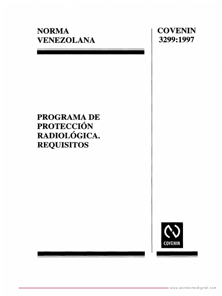 Covenin 3299-97 | PDF