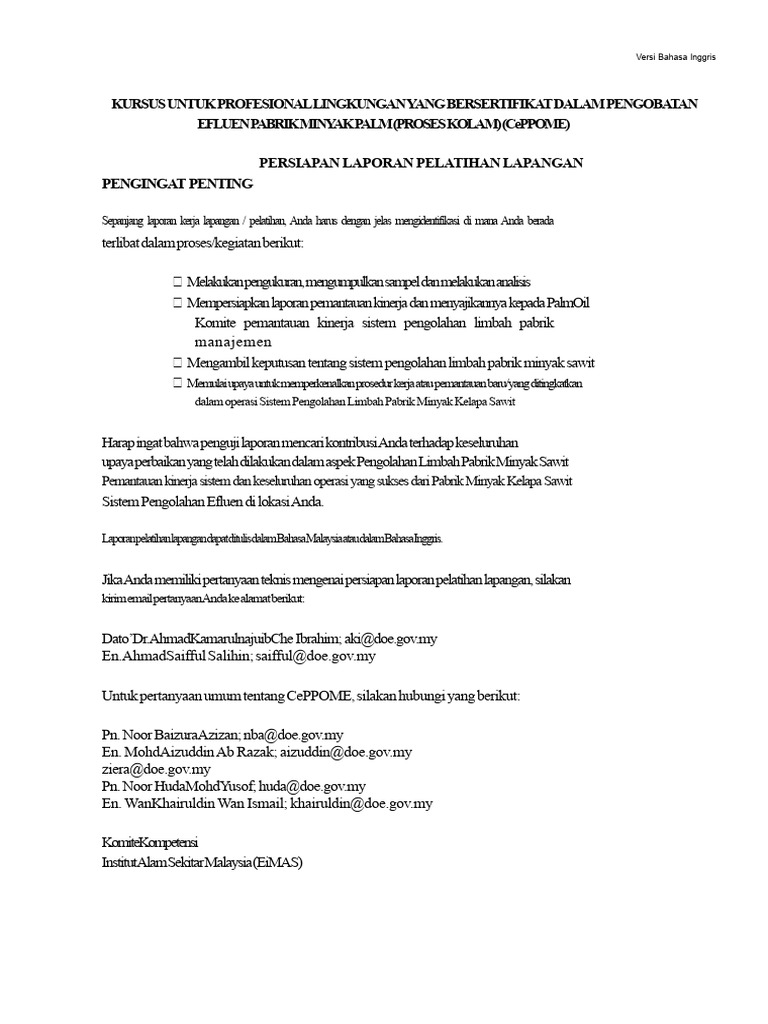 Format Ceppome FTR | PDF