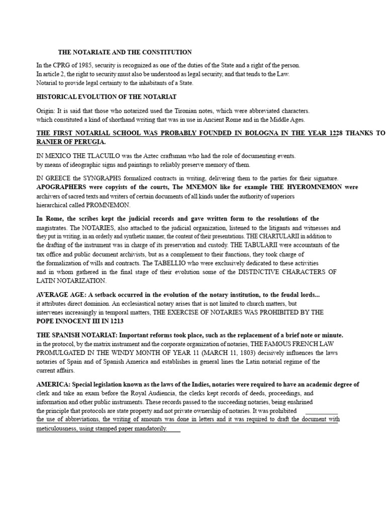 Notarial Law First Partial-1 | PDF | Notary Public | Justice