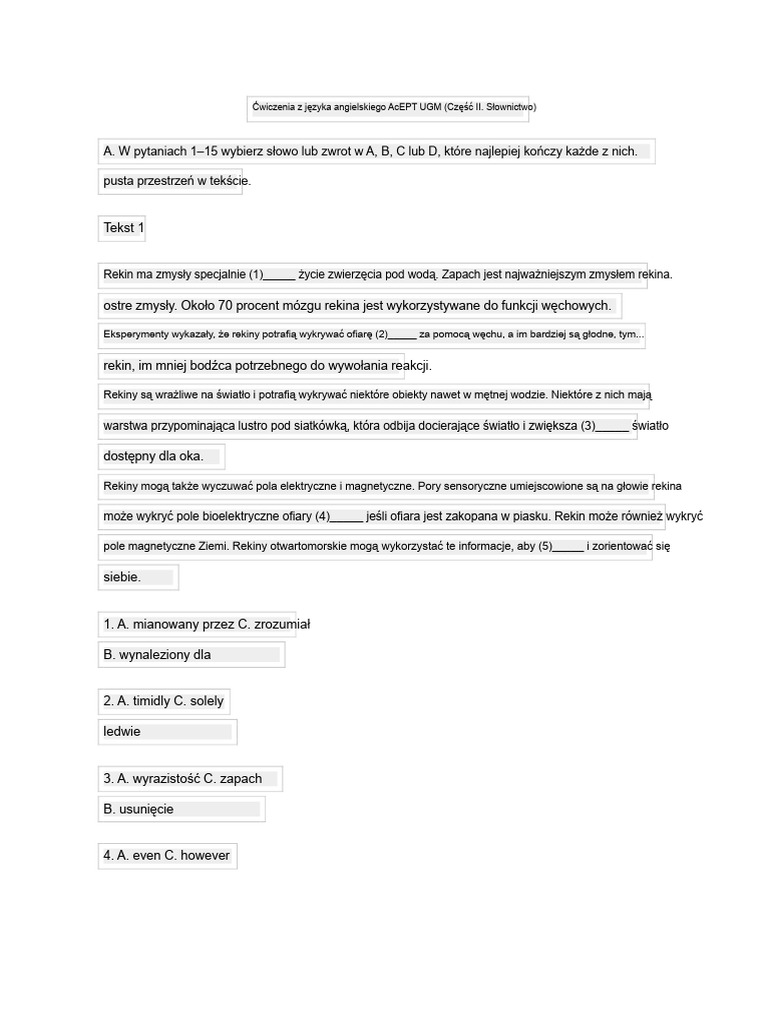 Latihan Soal AcEPT UGM | PDF