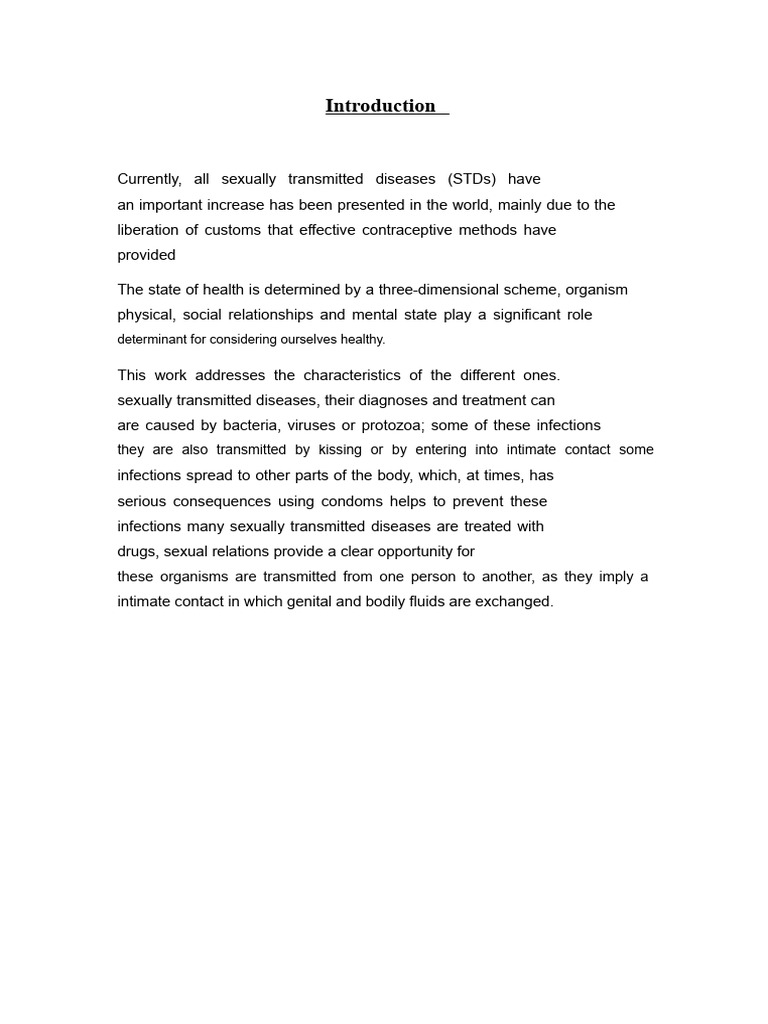 Understanding Sexually Transmitted Diseases | PDF