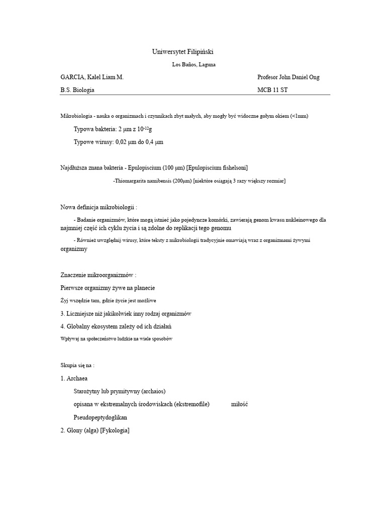 MCB 11 ST Q1 | PDF