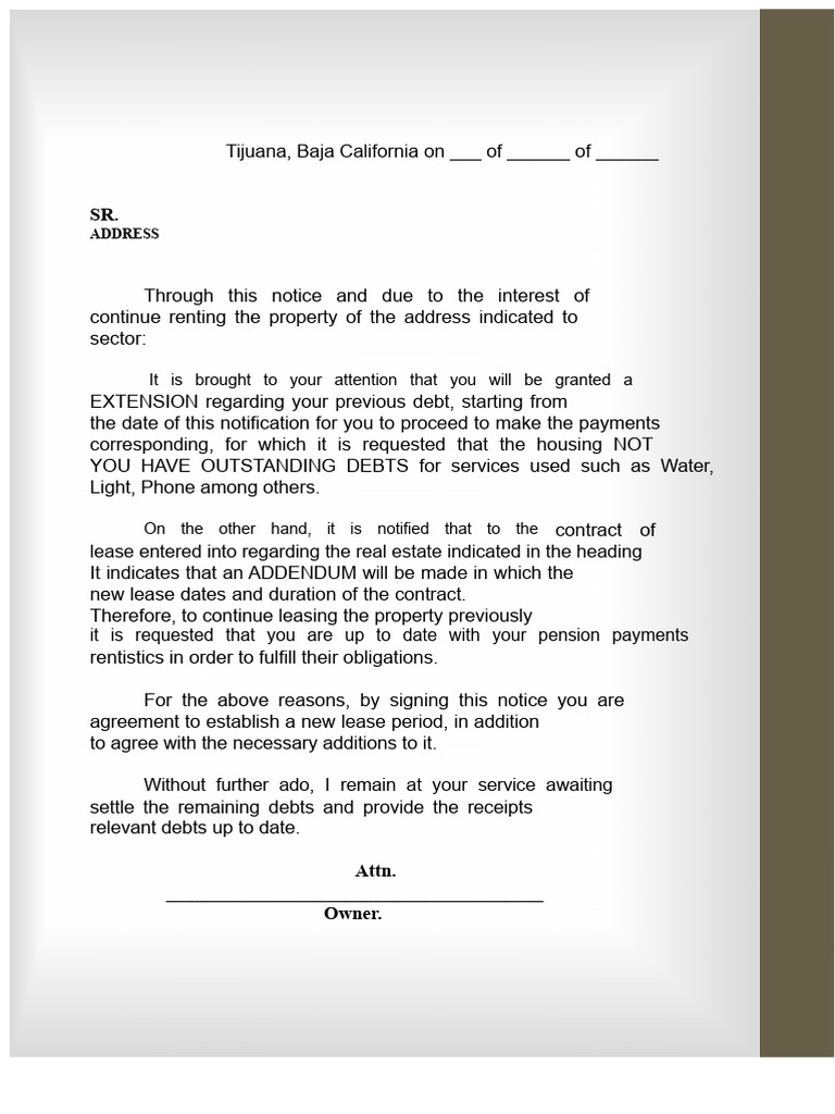 Workshop Letter NOTIFICATION ADDENDUM | PDF