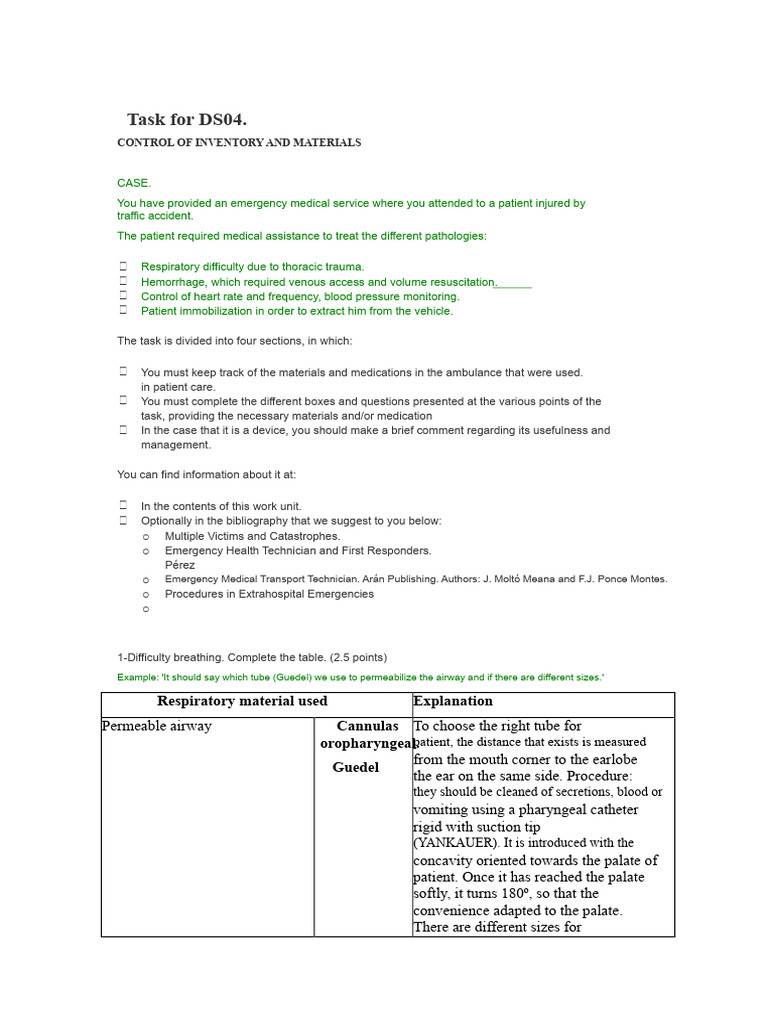 DS04 | PDF | Intravenous Therapy | Heart