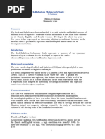 Hachinski Ischemic Score Assessment | PDF | Mental And Behavioural ...