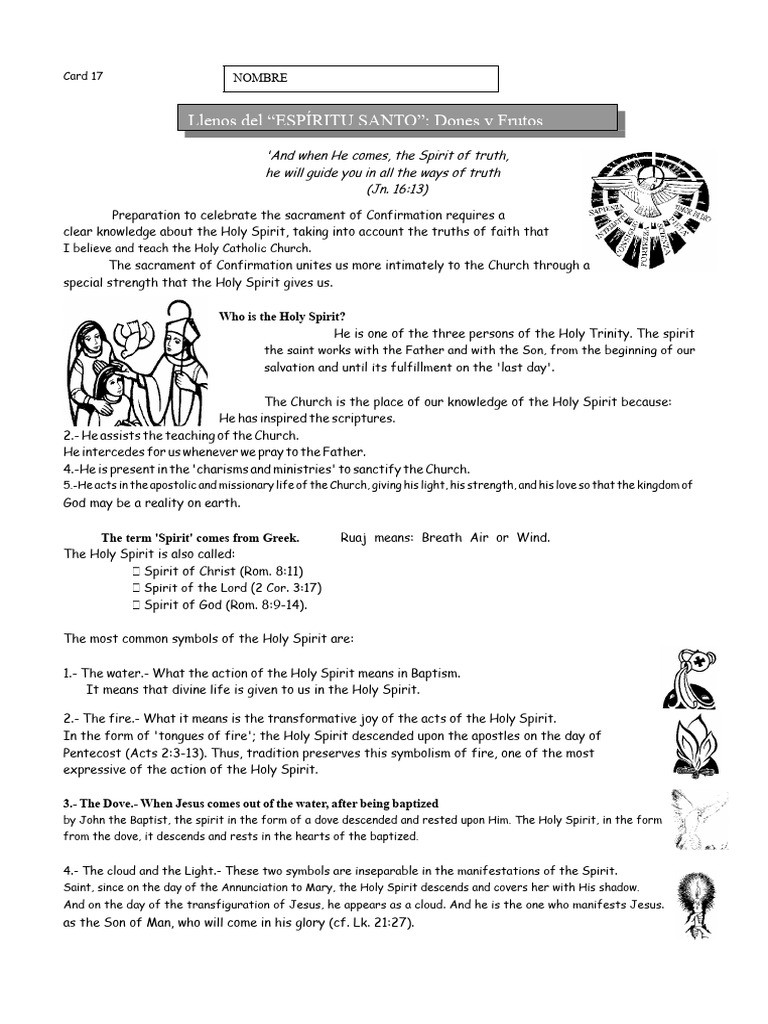 Understanding the Holy Spirit's Role | PDF | Holy Spirit | God In ...