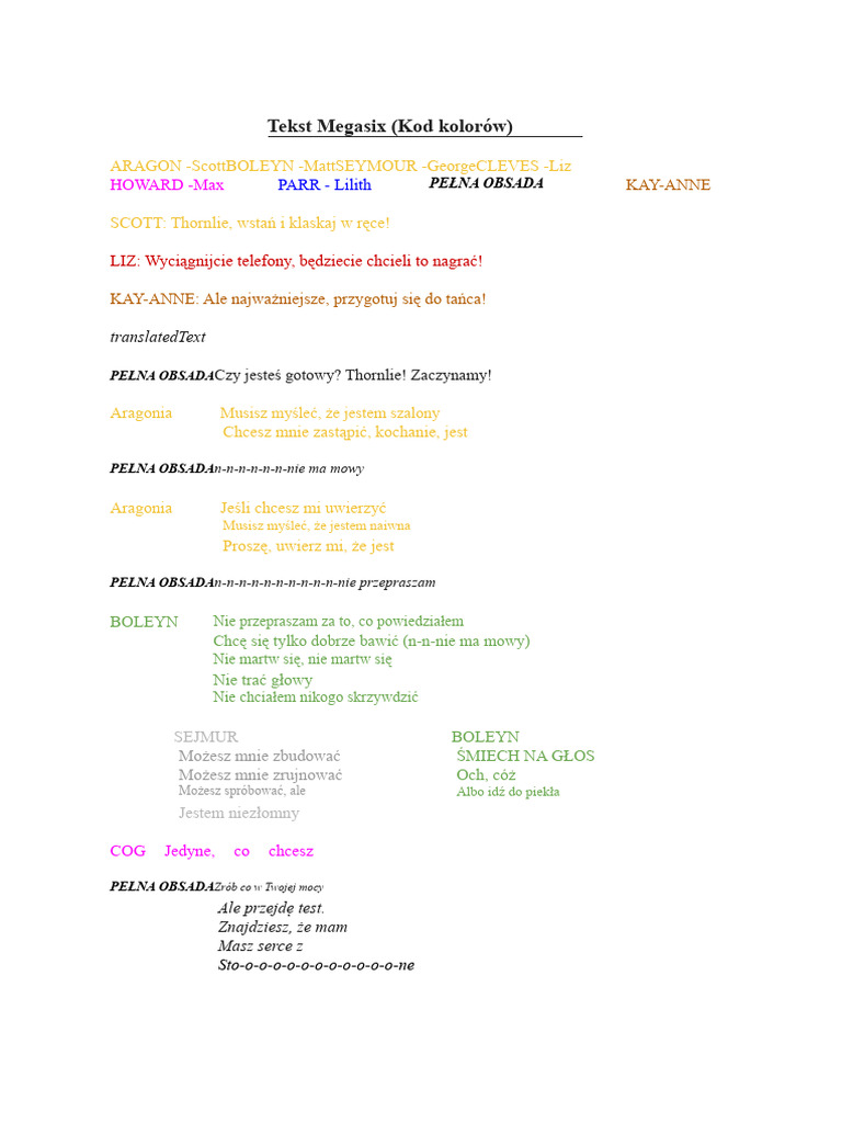 Megasix Lyrics PDF | PDF