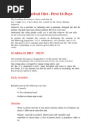 Scarsdale 14-Day Diet Menu Plan | PDF | Salad | Meal